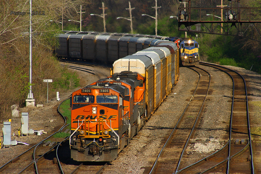 Westbound BNSF Vehicle Train